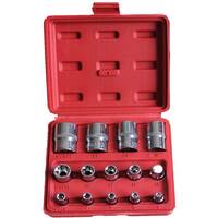Coffret 14 Douilles Torx Femelles Embouts